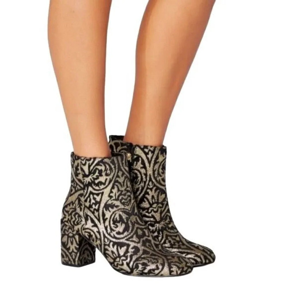 Just Fabulous | Shoes | Just Fabulous Jacinta Black Metallic Jacquard ...